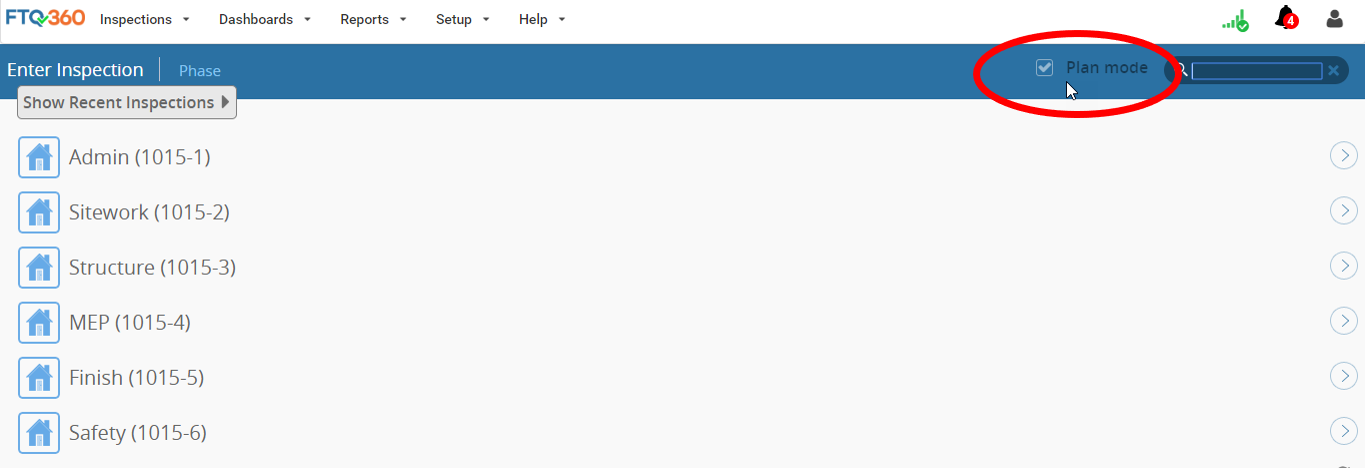 QAQC Template Setup – FTQ360